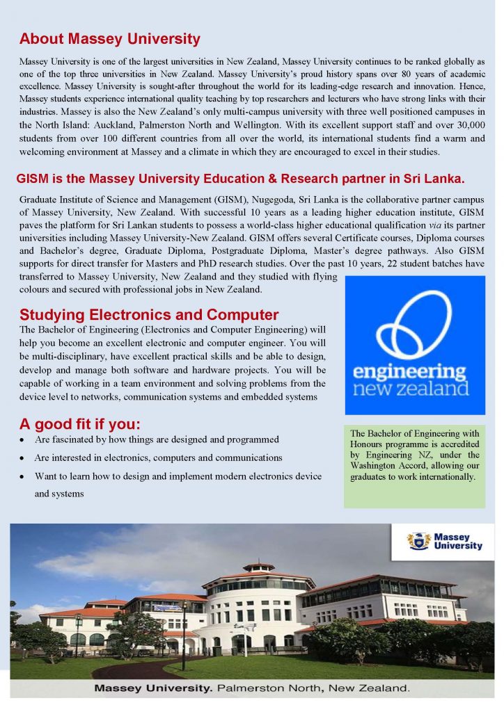 Bachelor of Engineering with Honours (Electronics and Computer ...